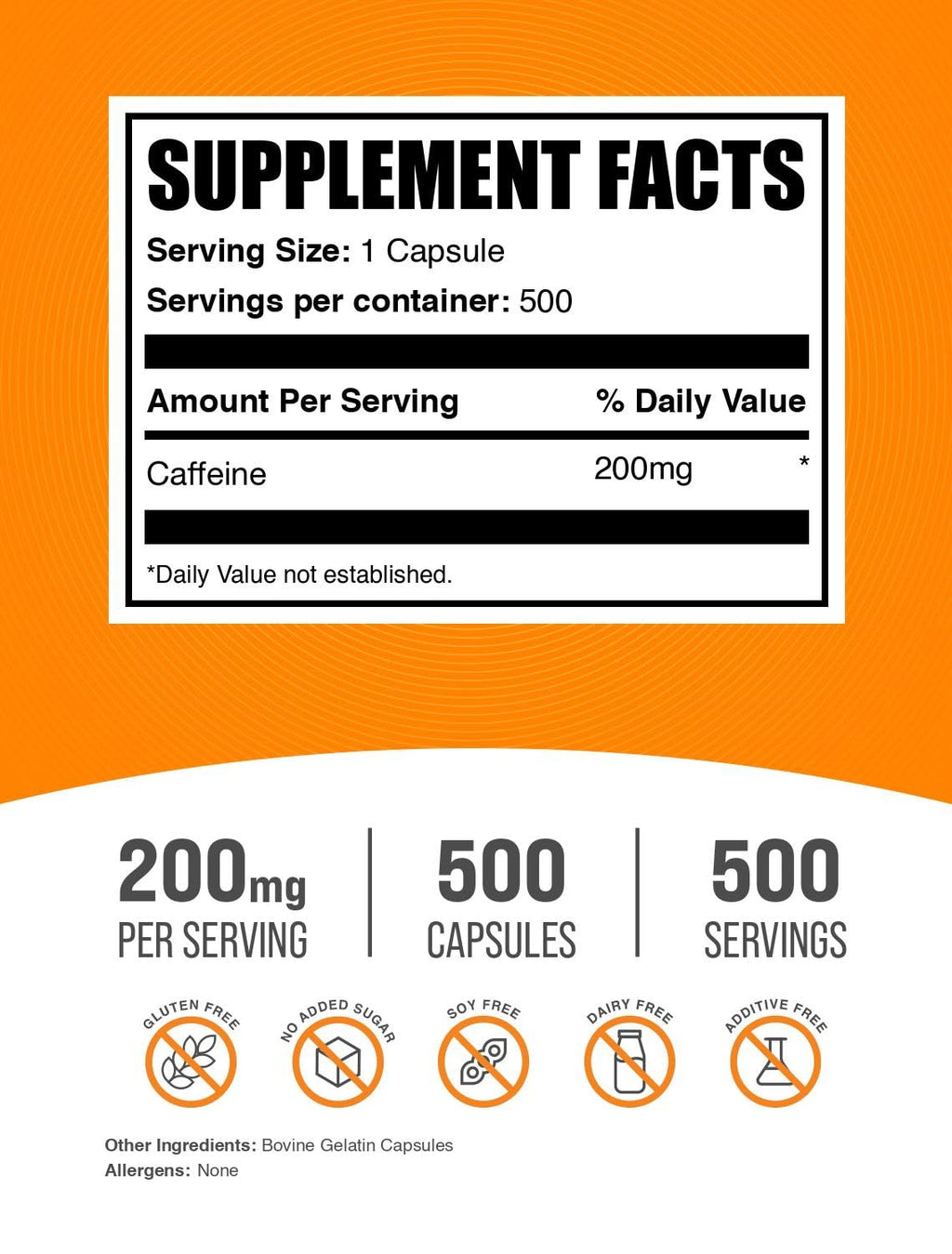 200 mg caffeine vitamin b complex supplement