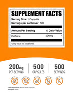 200 mg caffeine vitamin b complex supplement
