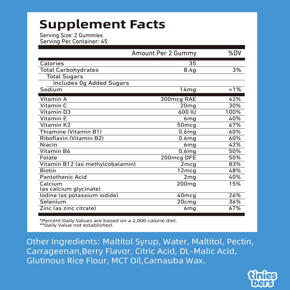 200 mg Calcium gummies for daily health