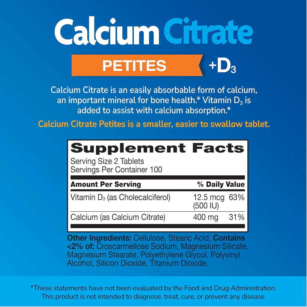 200 mg calcium tablets with vitamin D3