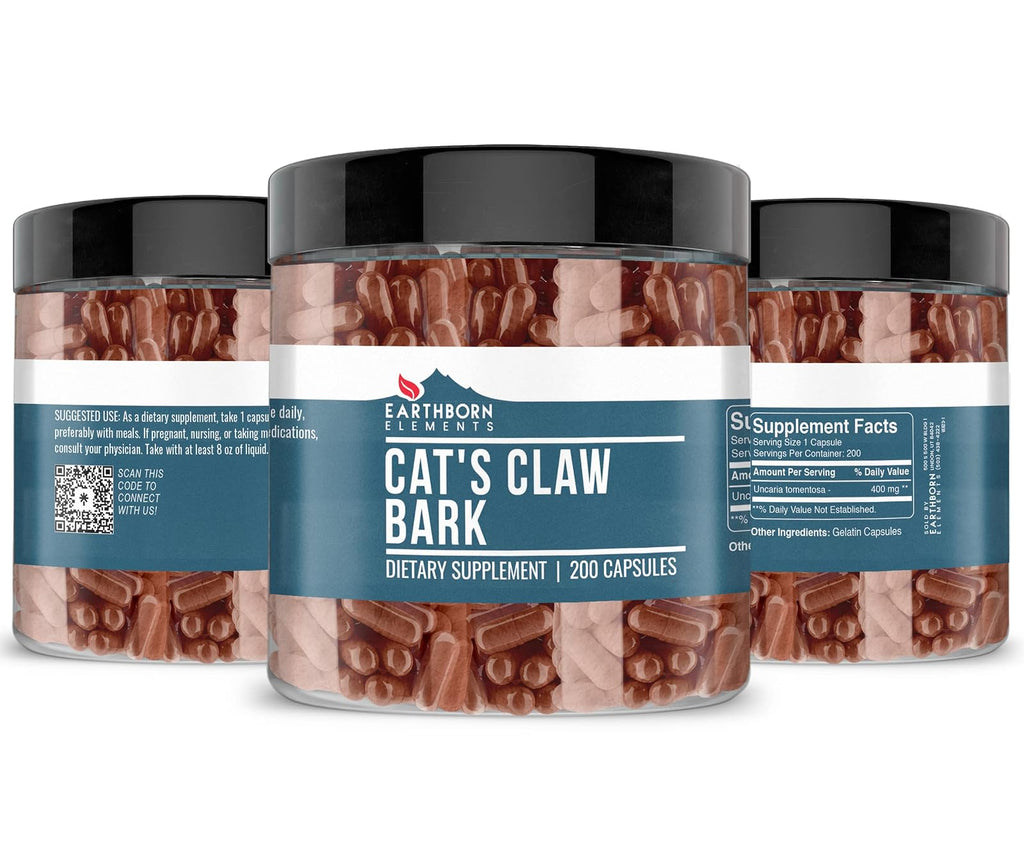 200 mg Cat's Claw capsules for wellness