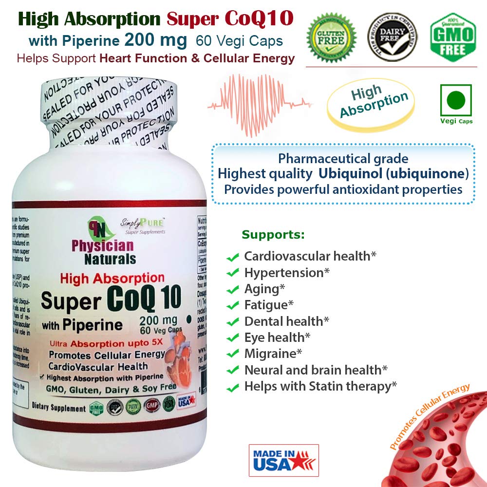 200 mg coq10 antioxidant benefits