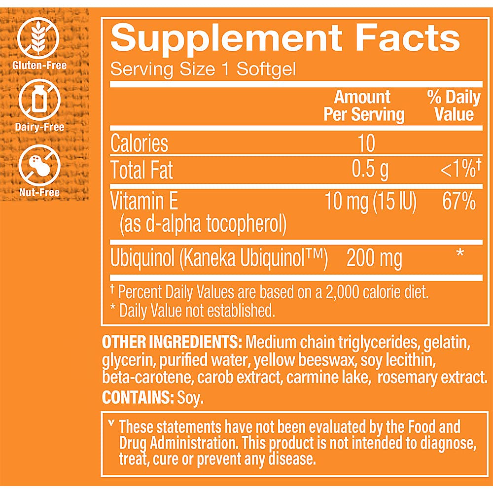 200 mg coq10 energy support