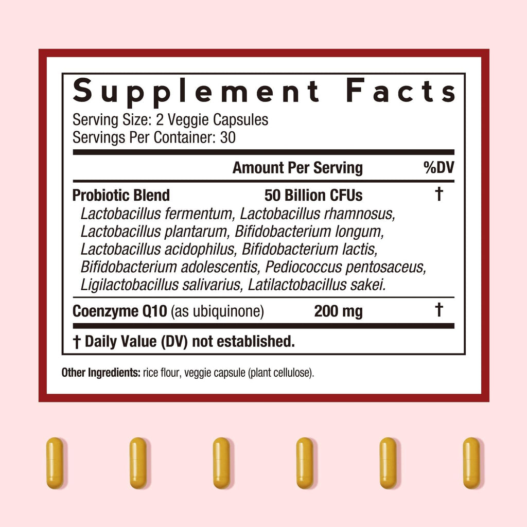 200 mg CoQ10 for energy support