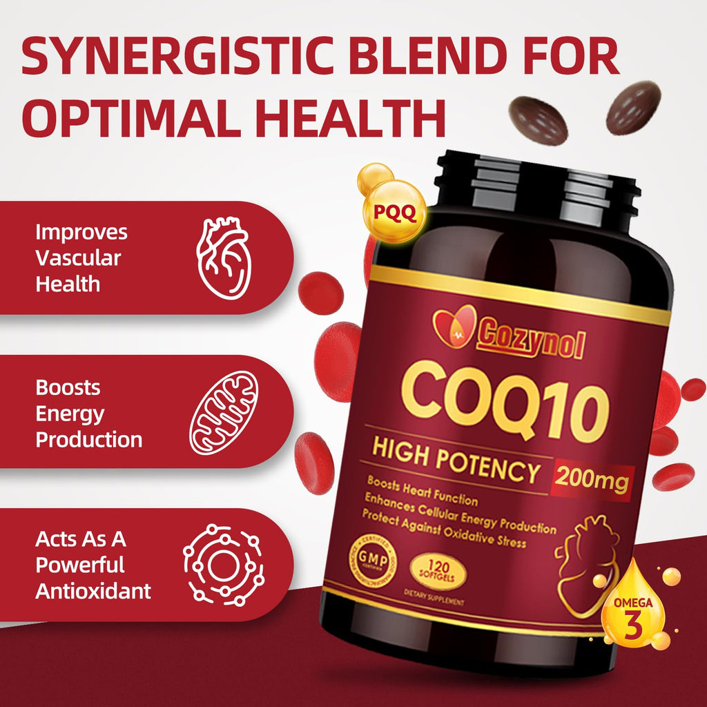 200 mg coq10 for energy support