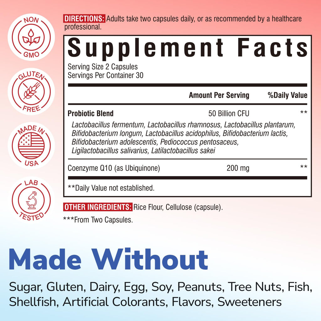 200 mg CoQ10 for energy
