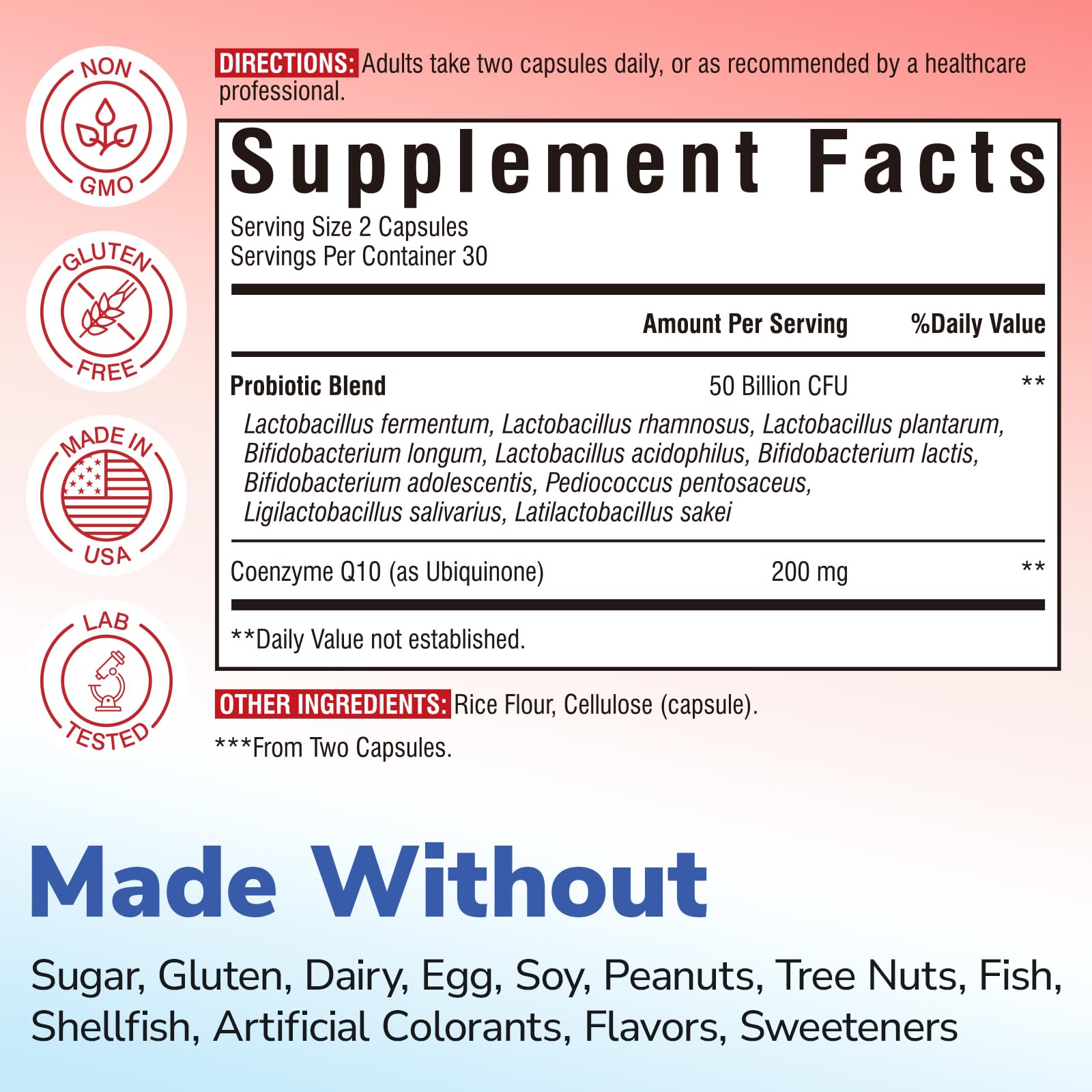 200 mg CoQ10 for energy