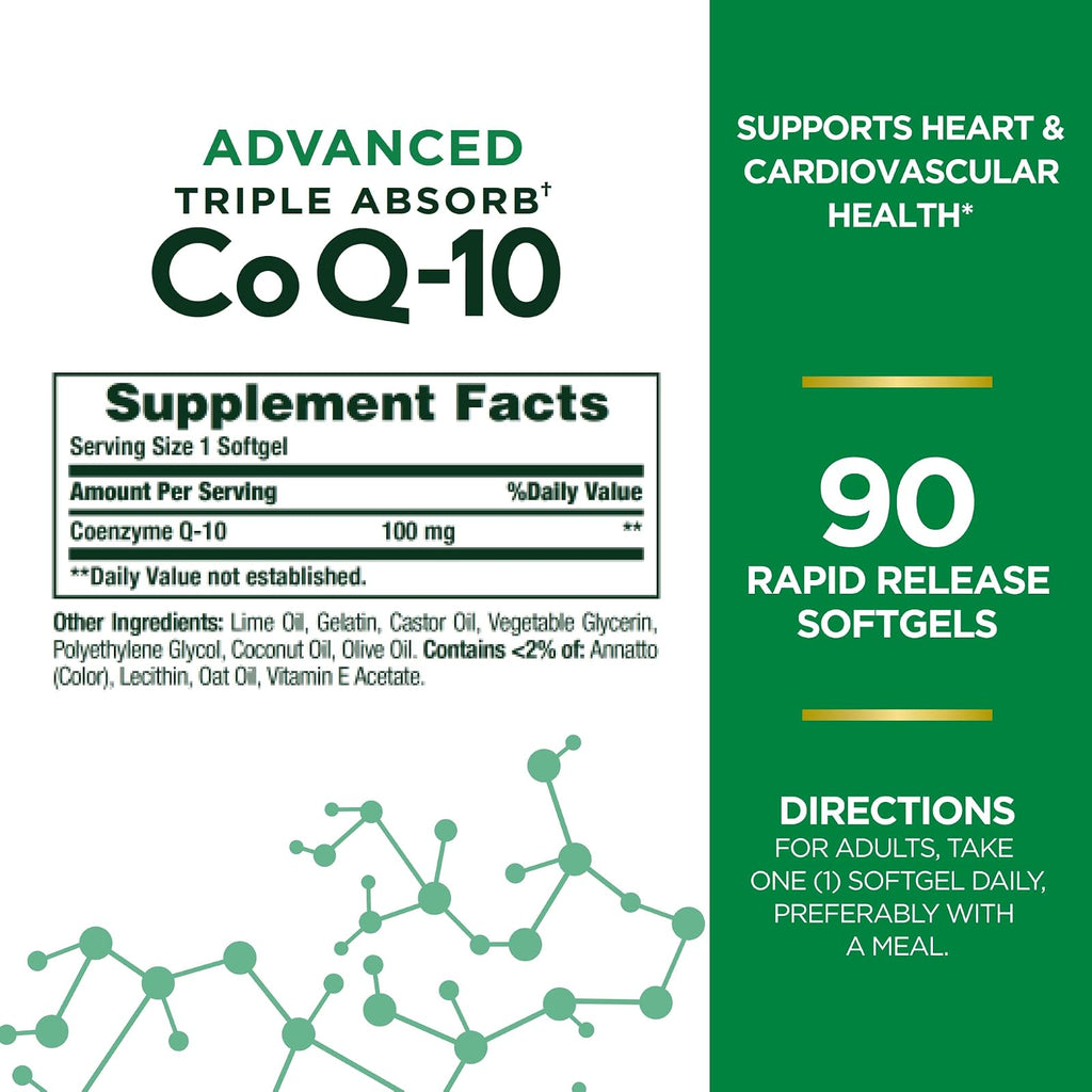200 mg coq10 for heart health