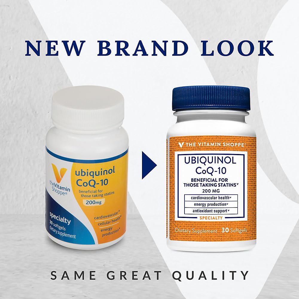 200 mg coq10 softgels for energy