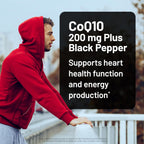 200 mg CoQ10 supplement for heart health