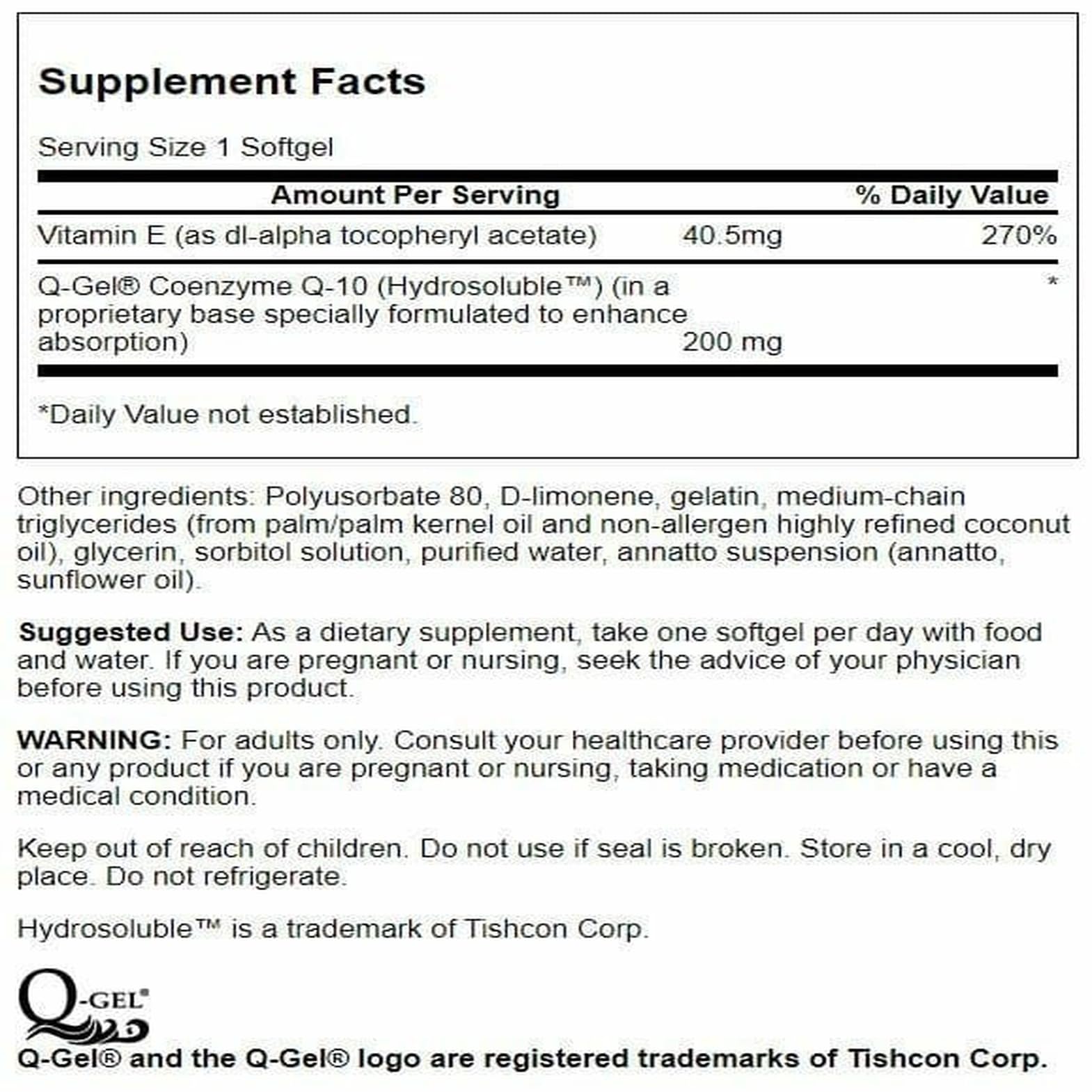 200 mg CoQ10 support for heart health