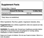 200 mg CoQ10 support for heart health
