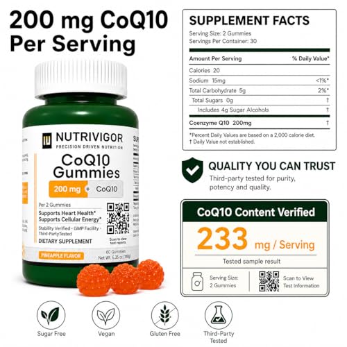 200 mg coq10 ubiquinol supplement