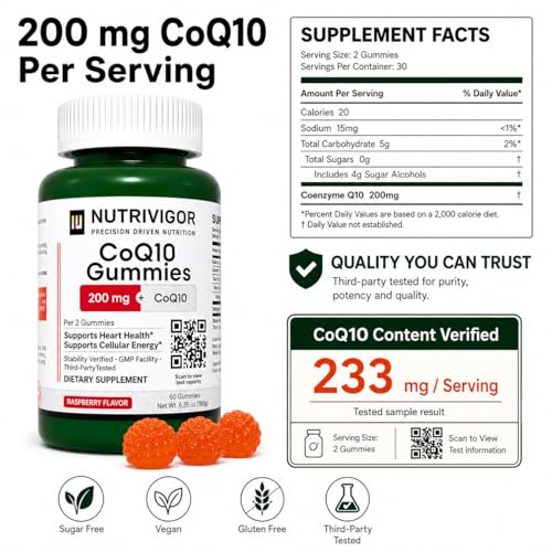 200 mg coq10 ubiquinol supplements