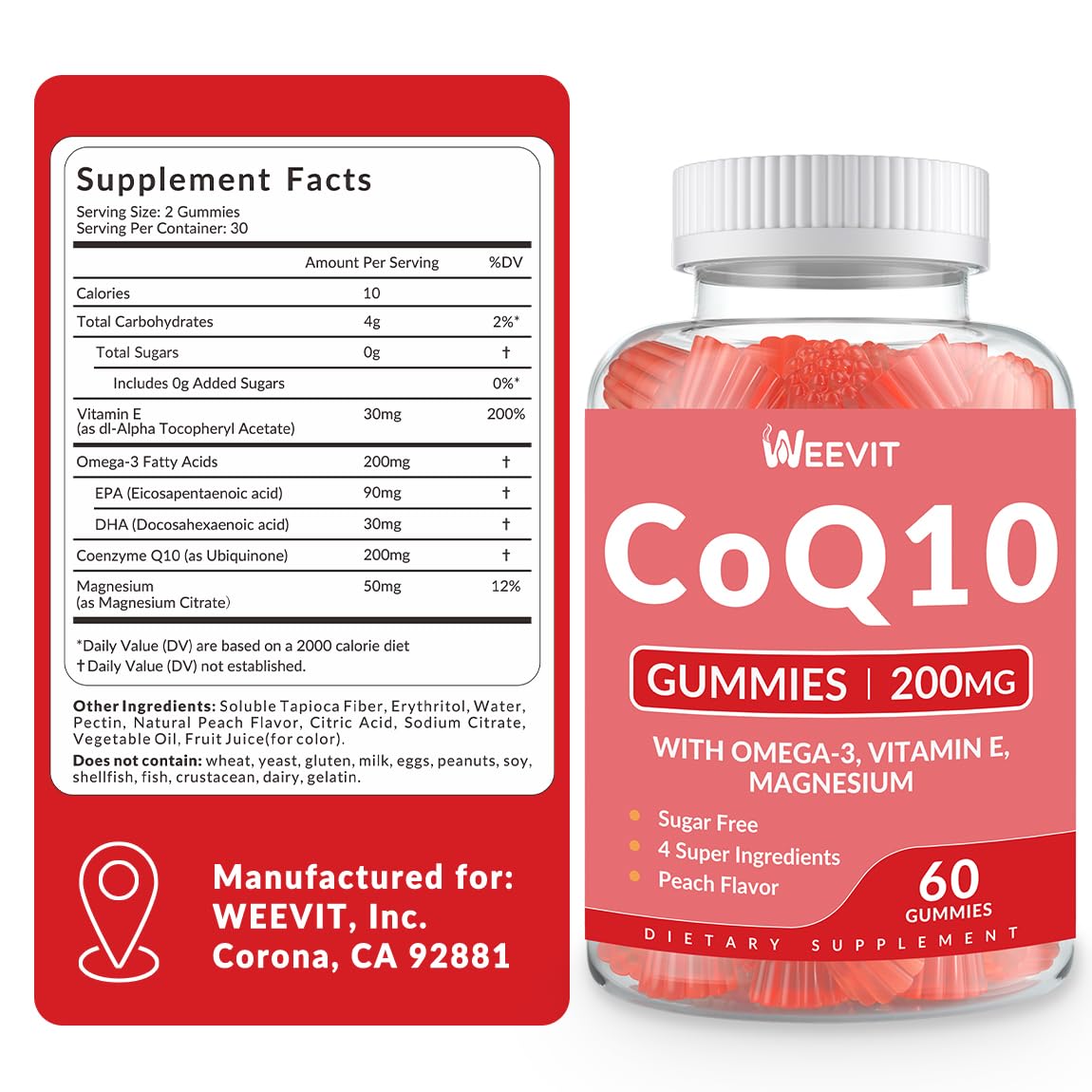 200 mg coq10 ubiquinol supplements