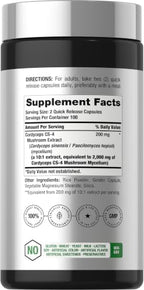 200 mg cordyceps for energy