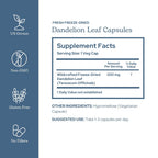 200 mg dandelion leaf health benefits