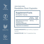200 mg Dandelion Root benefits