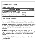 200 mg Echinacea herbal supplement