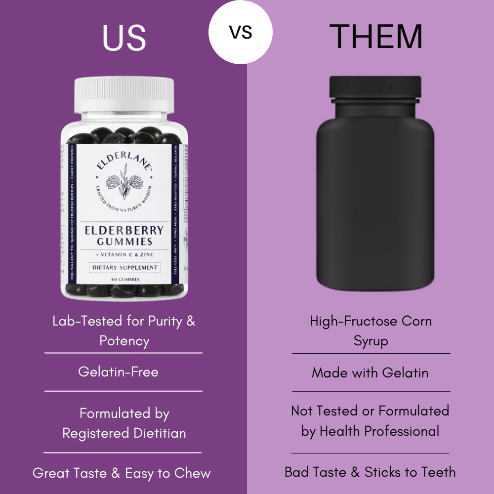200 mg elderberry gummy vitamins