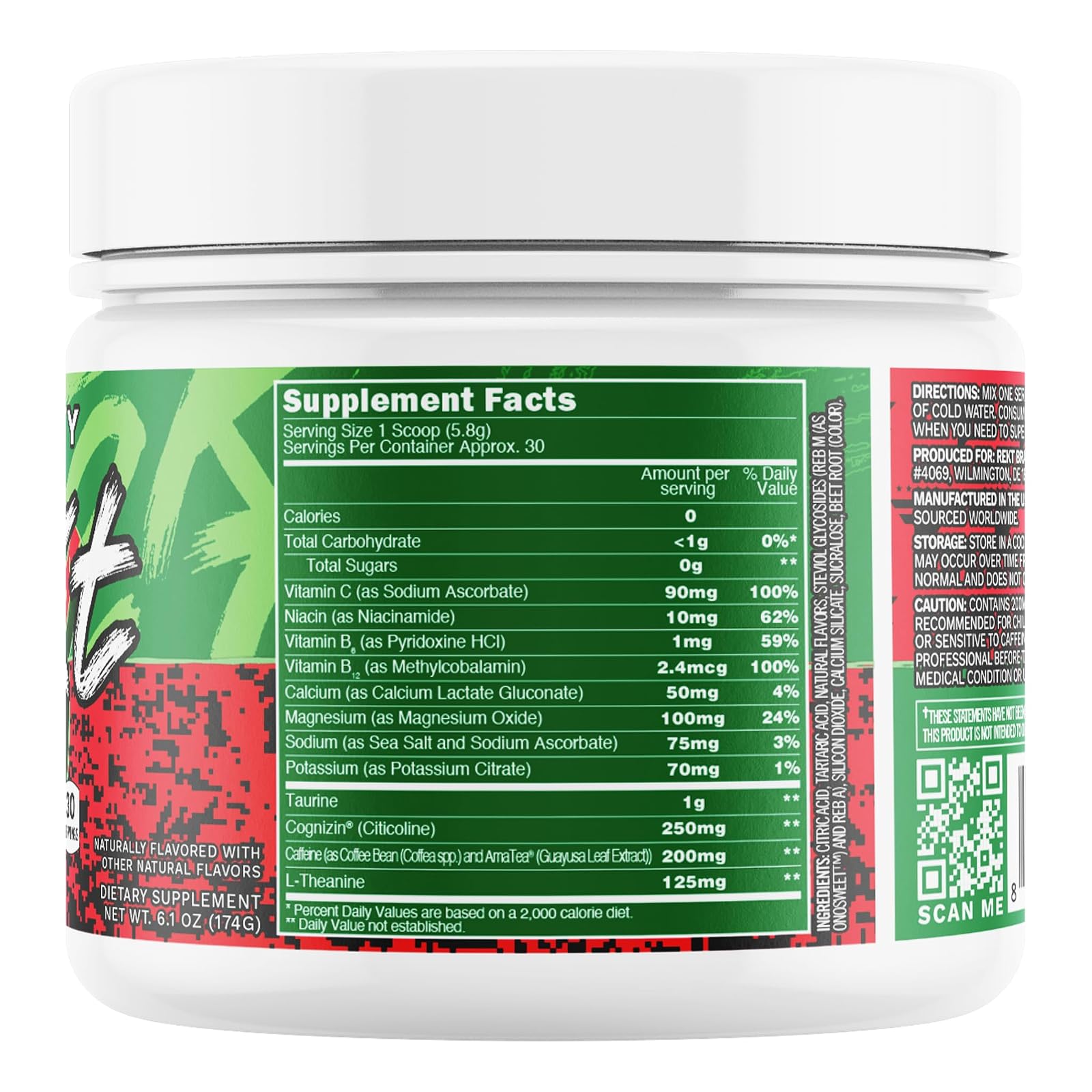 200 mg energy boost per serving