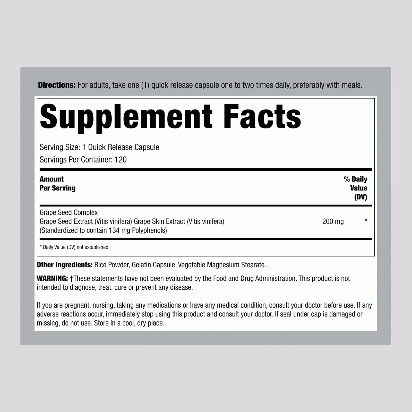 200 mg grape seed extract benefits
