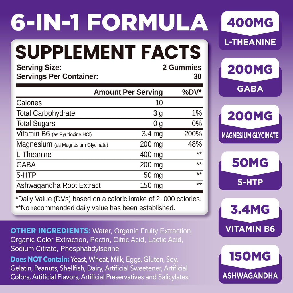 200 mg l-theanine chewable supplements