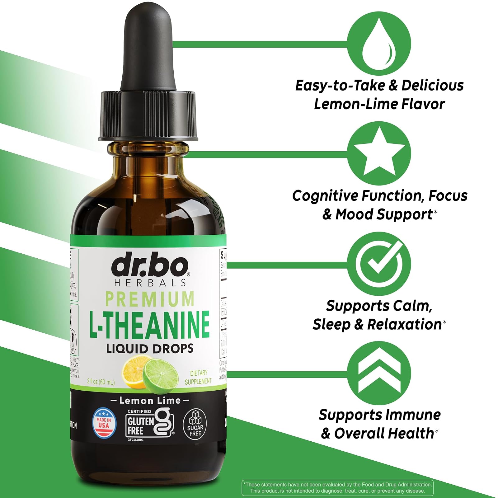 200 mg l-theanine drops for stress relief