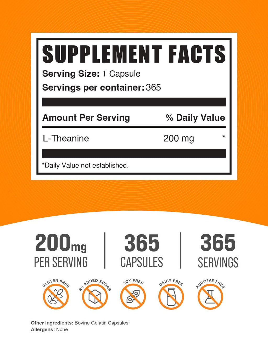 200 mg l-theanine for stress relief