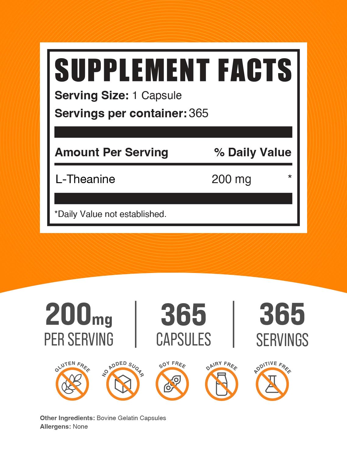 200 mg l-theanine for stress relief
