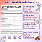 200 mg L-Theanine gummies for stress relief