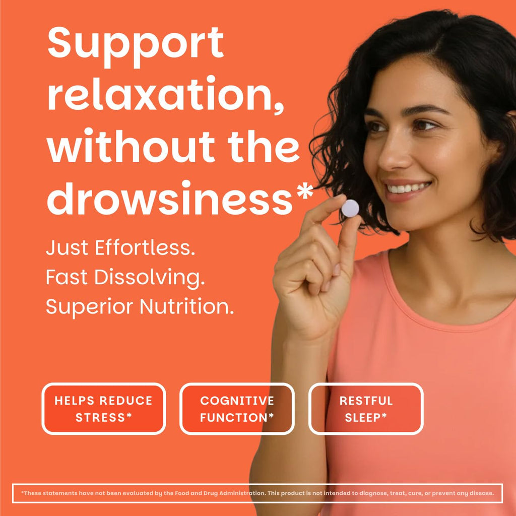 200 mg L-Theanine multivitamin for stress relief