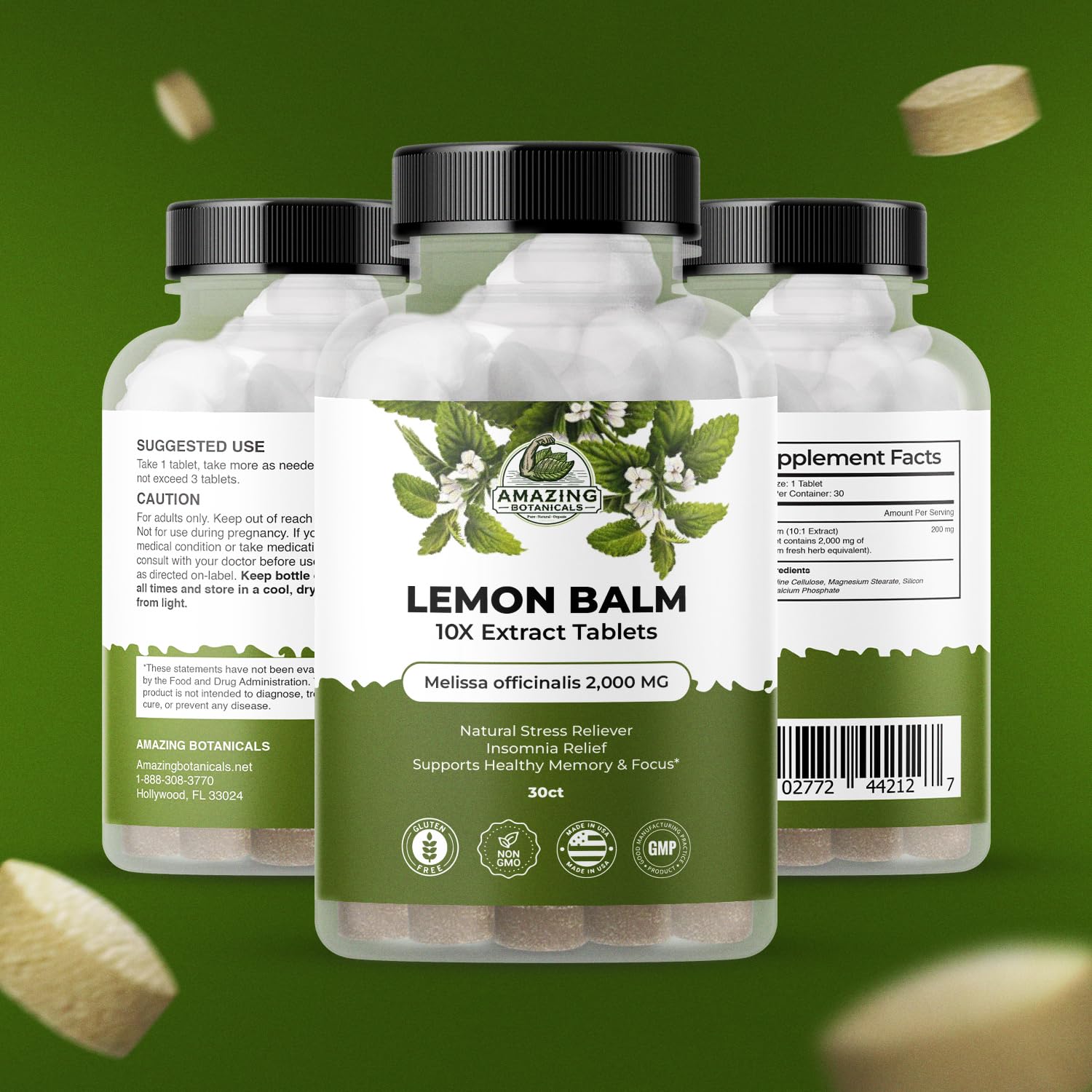200 MG Lemon Balm for daily wellness