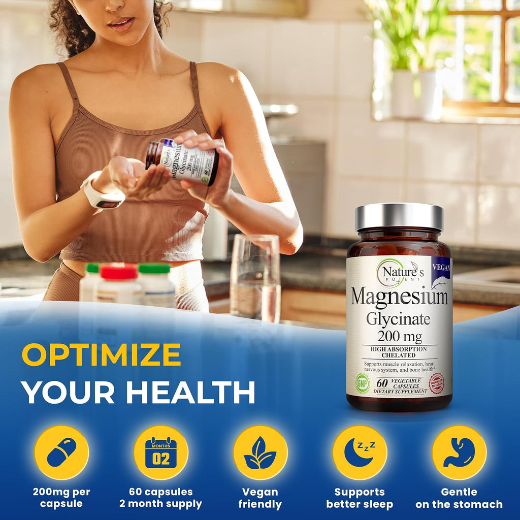 200 mg magnesium bisglycinate supplement