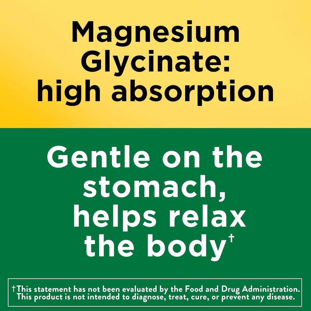 200 mg magnesium bisglycinate supplement