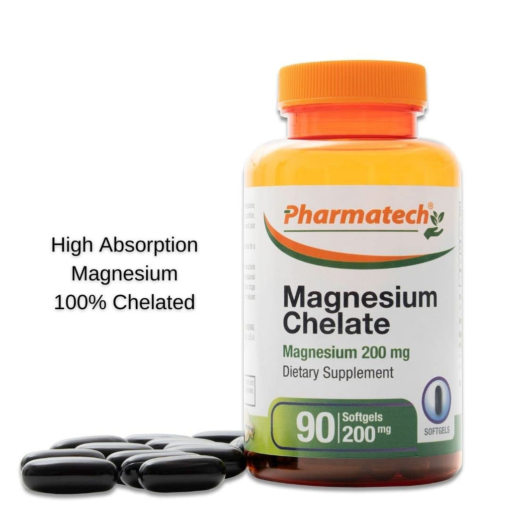 200 mg magnesium chelate per softgel