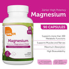 200 mg Magnesium Citrate capsules for energy