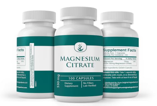 200 mg magnesium citrate dietary supplement