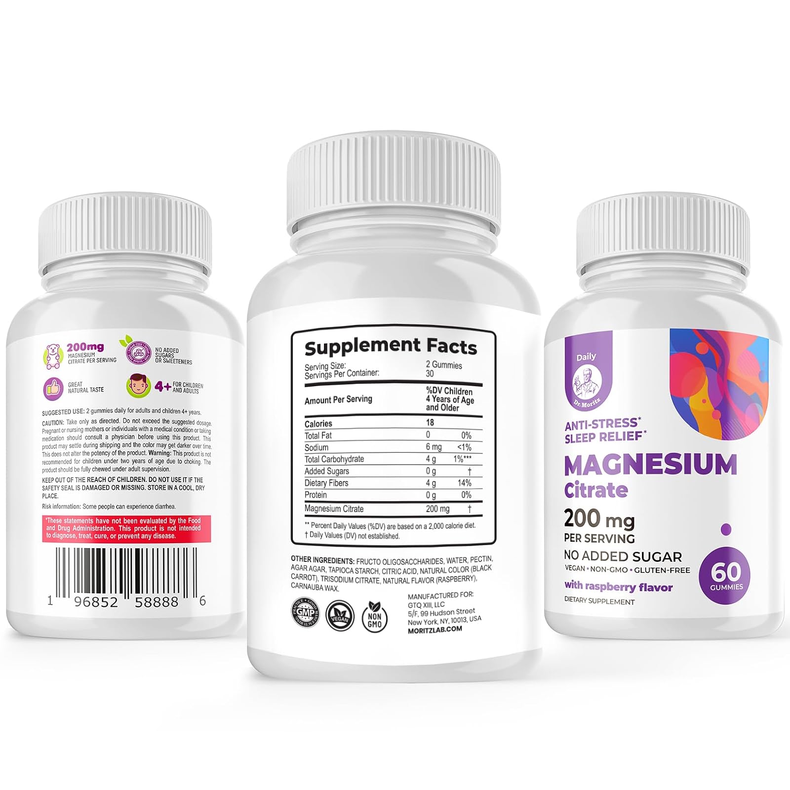 200 mg magnesium citrate supplement