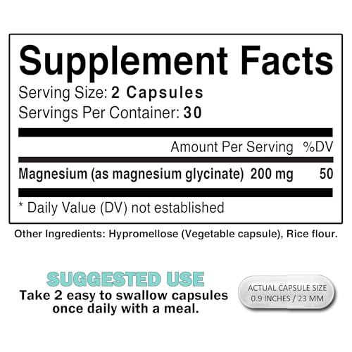 200 mg magnesium for relaxation
