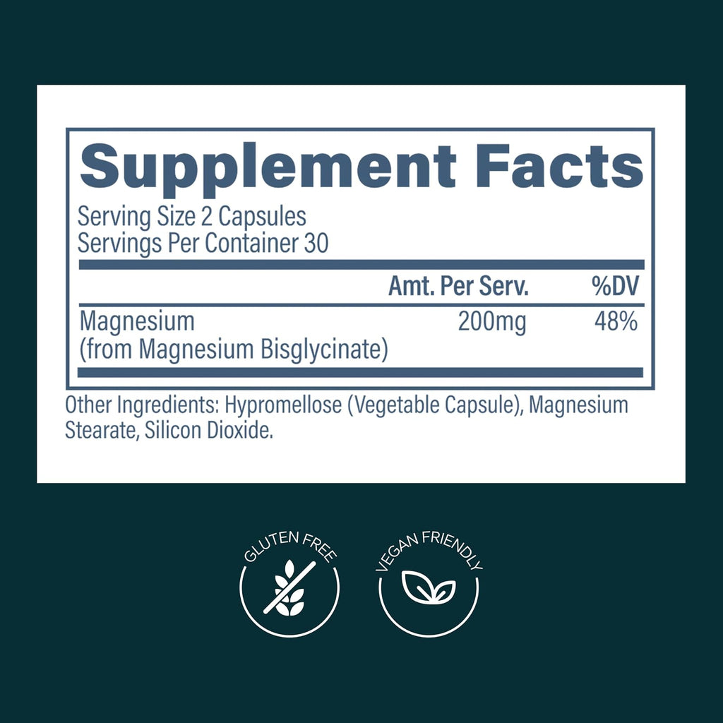 200 mg magnesium for relaxation