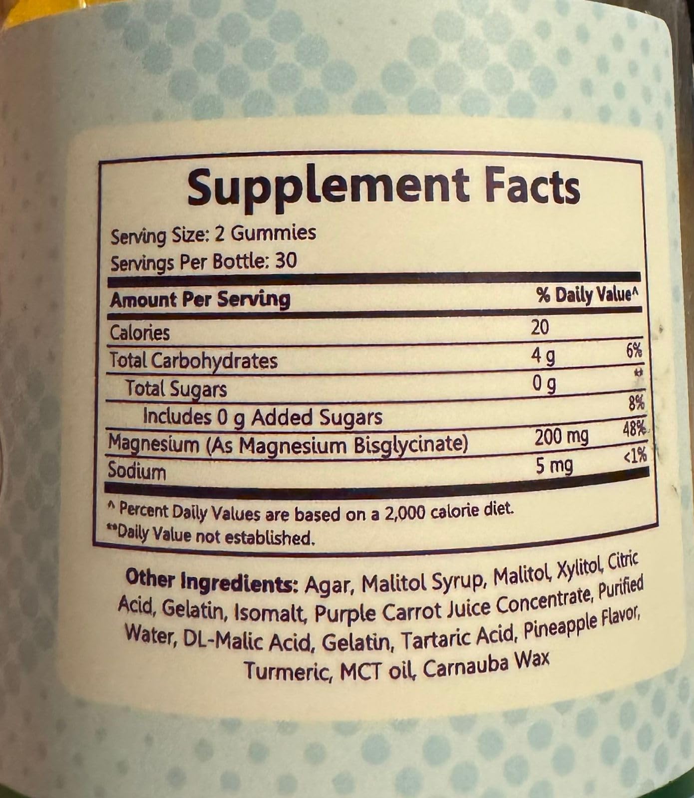 200 MG magnesium for wellness