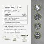 200 mg Magnesium Glycinate for muscle support