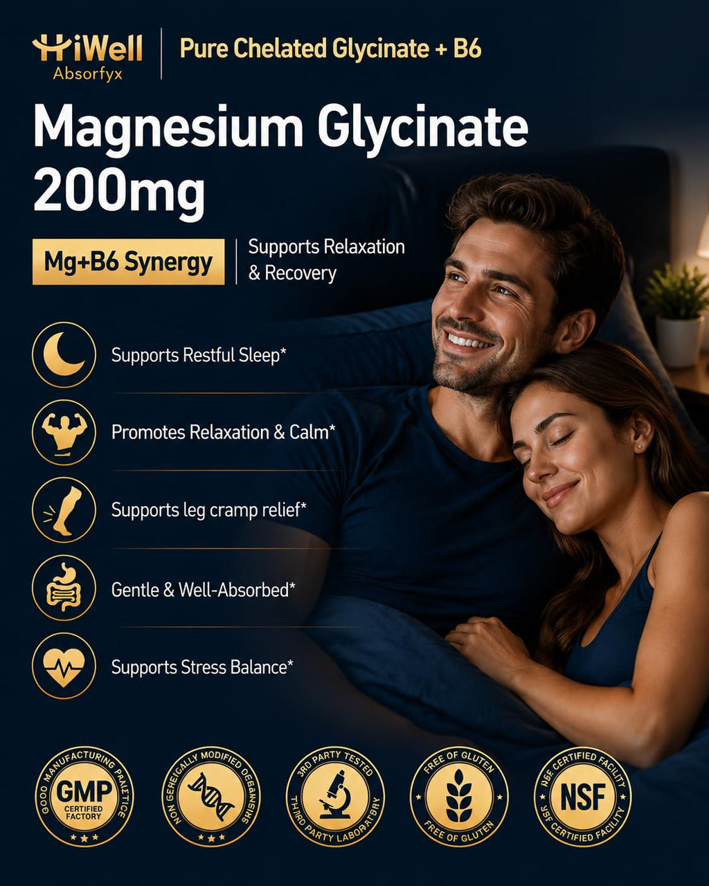 200 mg magnesium glycinate for relaxation