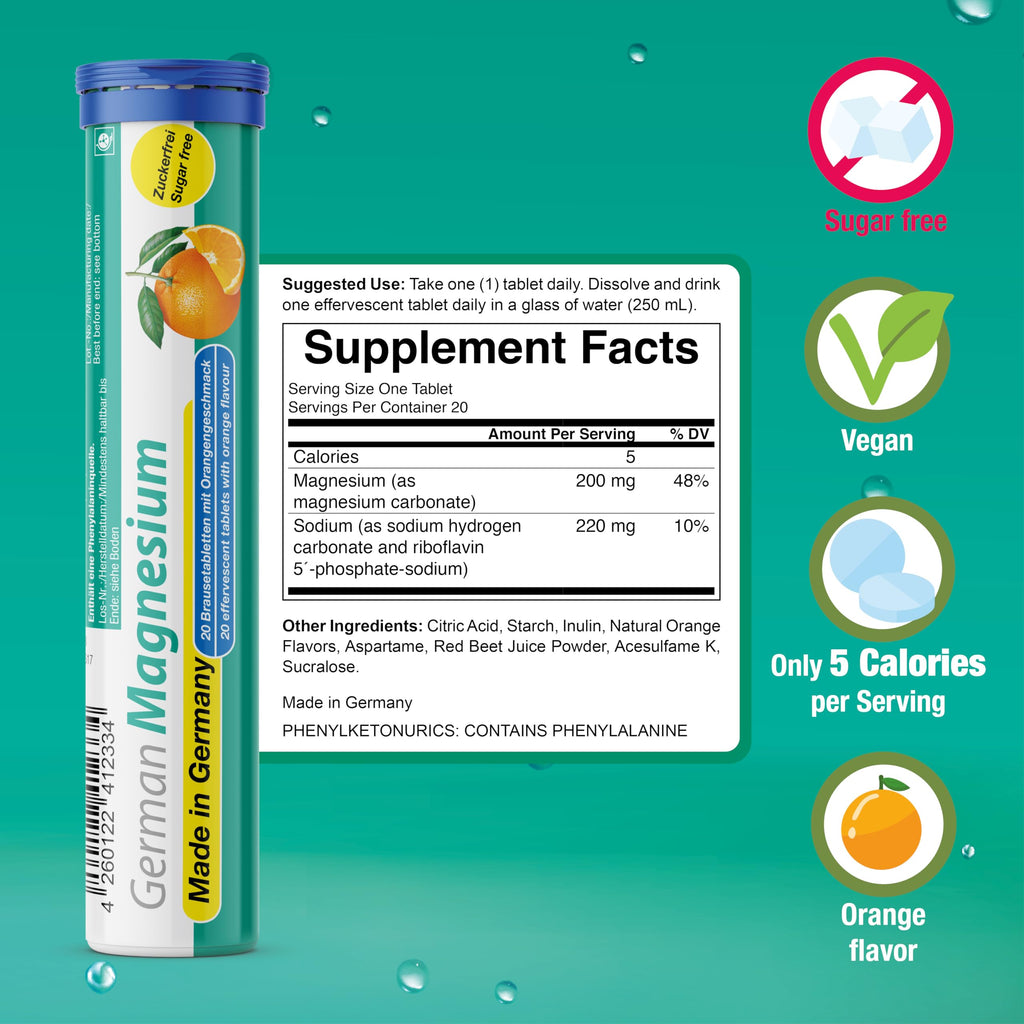 200 mg magnesium per serving
