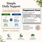200 mg magnesium supplement for relaxation