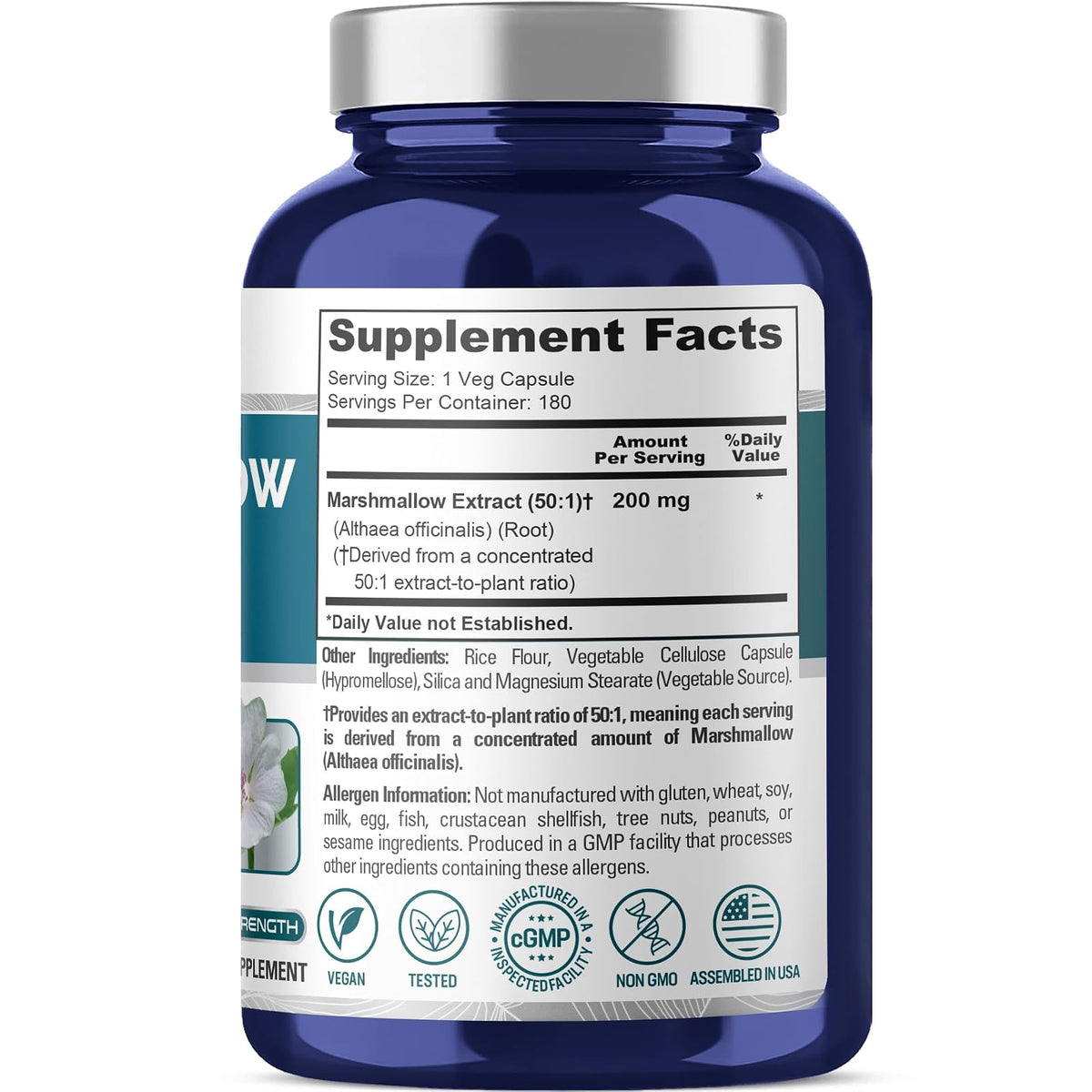 200 mg Marshmallow Root supplement