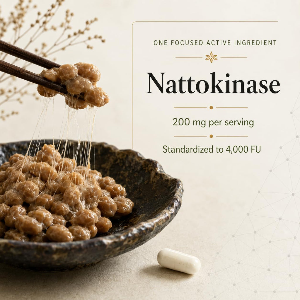 200 mg Nattokinase multivitamins for wellness
