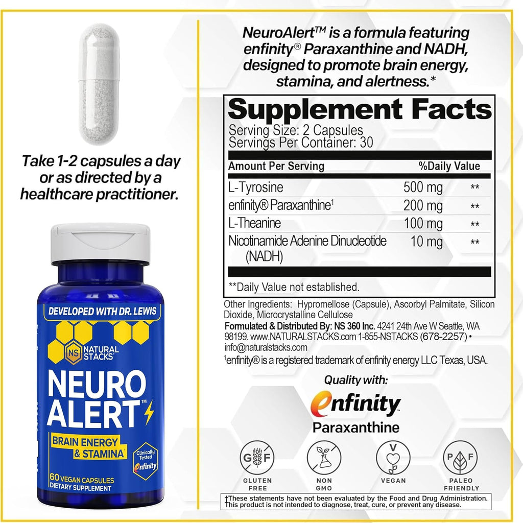 200 mg NeuroAlert multivitamin capsules