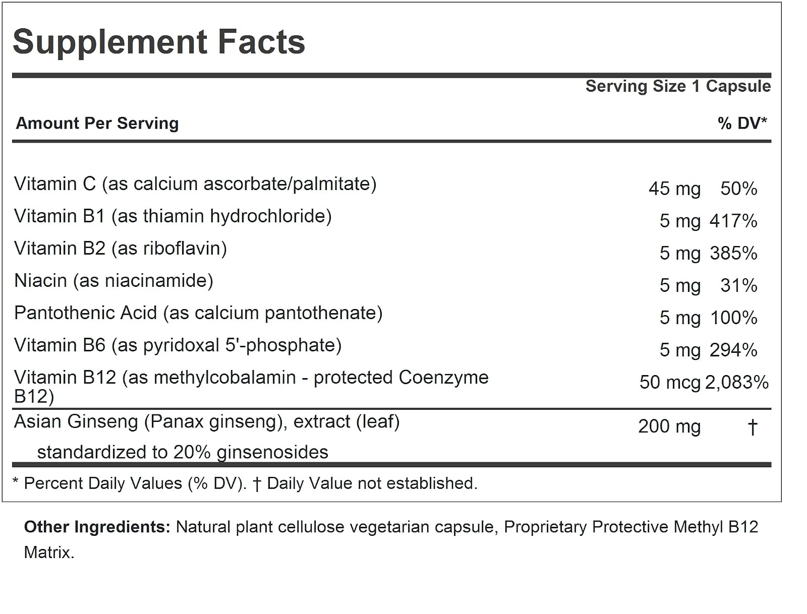 200 mg Panax Ginseng extract benefits